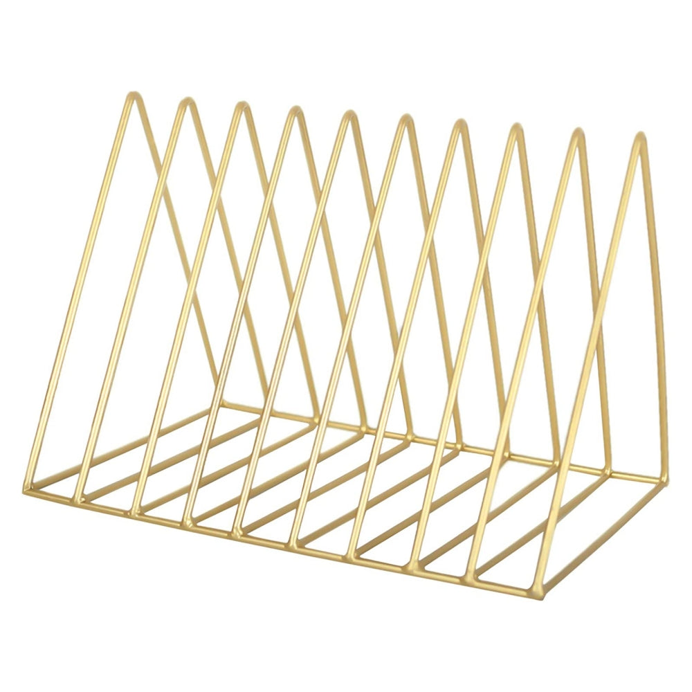 9 Slot Gold Magazine Holder File Sorter – Space General