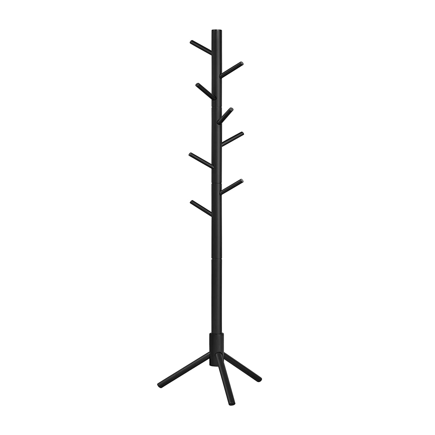 Free Standing Solid Wood Coat Rack - Black – Space General