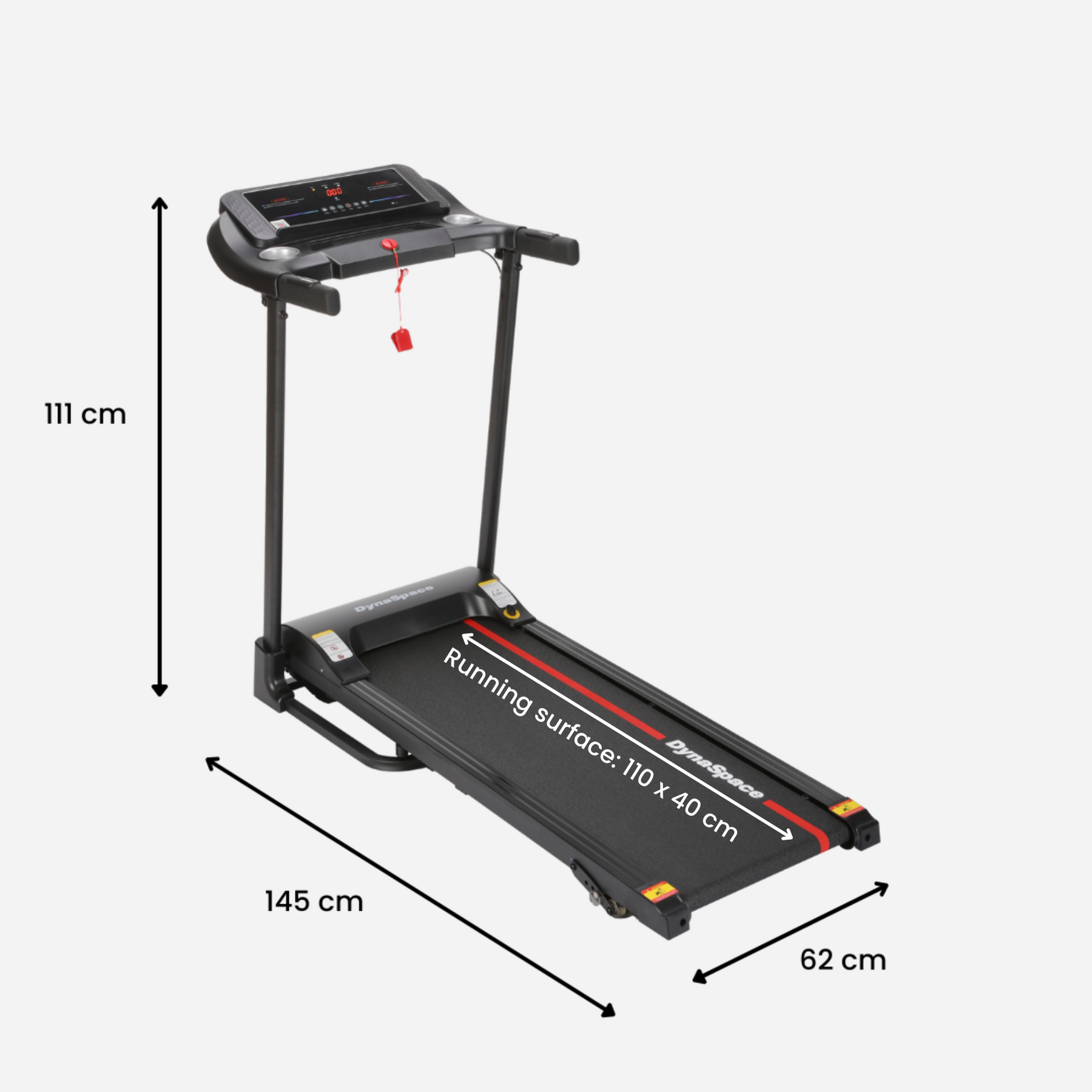 DynaSpace X1 Home Gym Fitness Treadmill – Space General