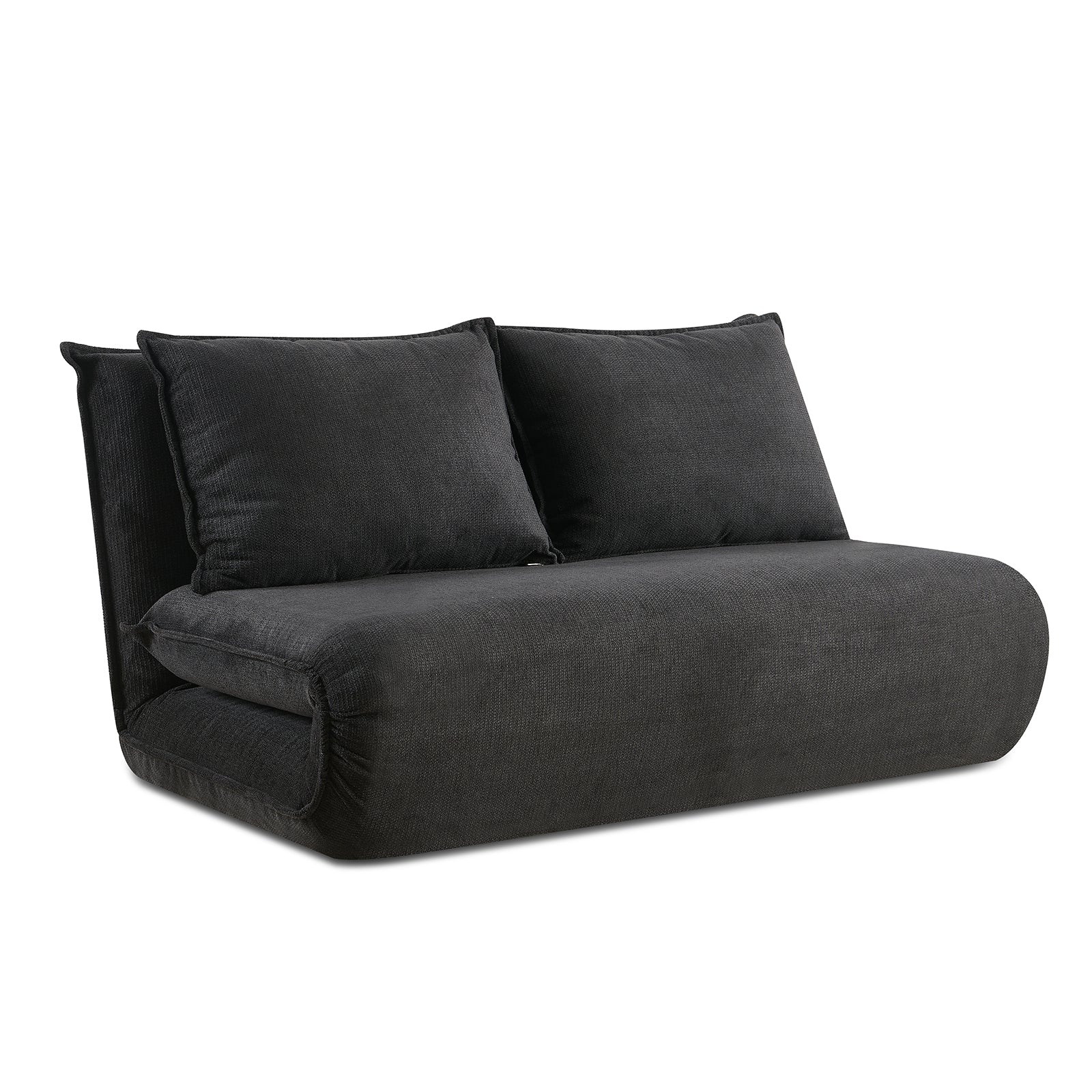 Bishop Overlap Sofa Bed Double - Dark Grey – Space General