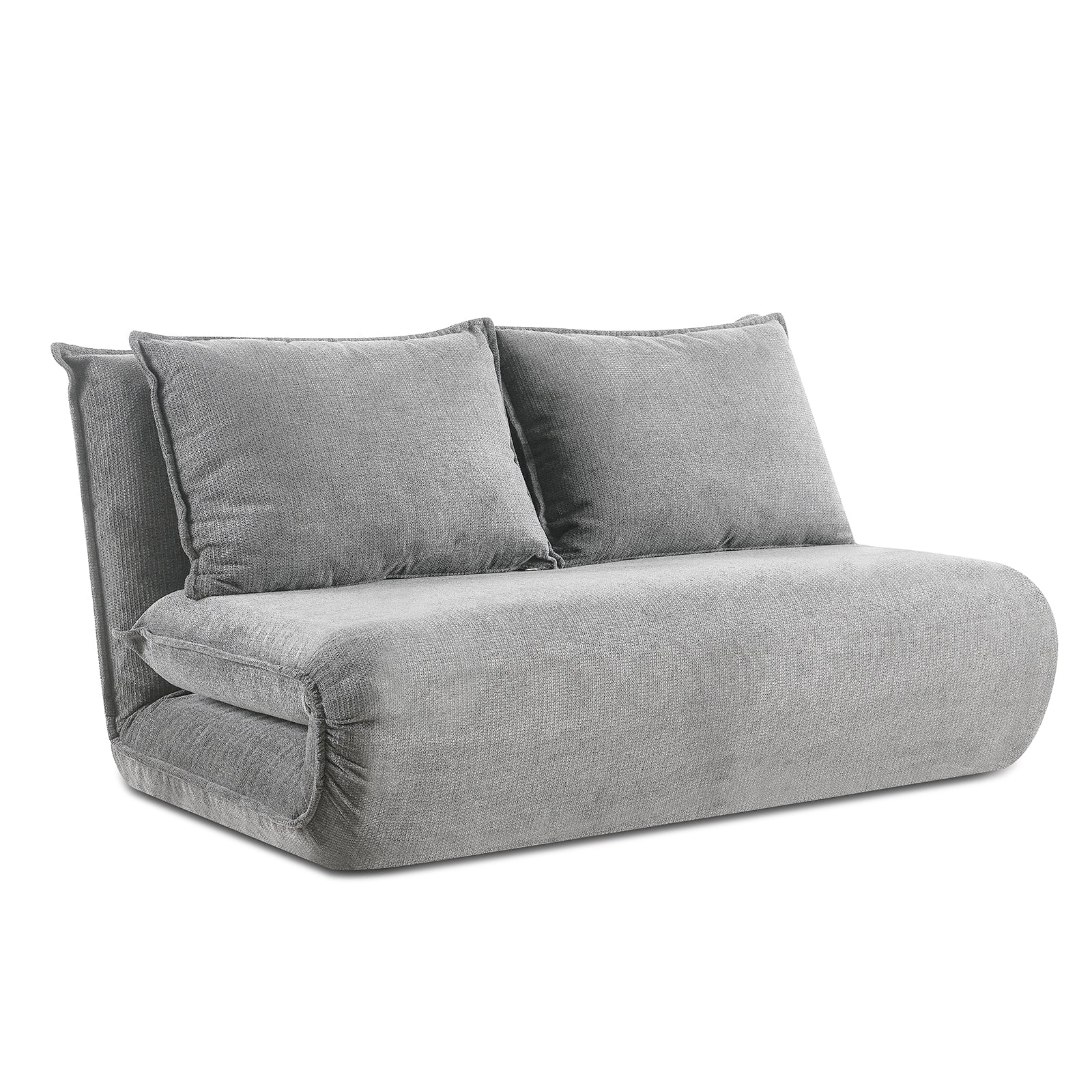 Bishop Overlap Sofa Bed Double - Light Grey – Space General