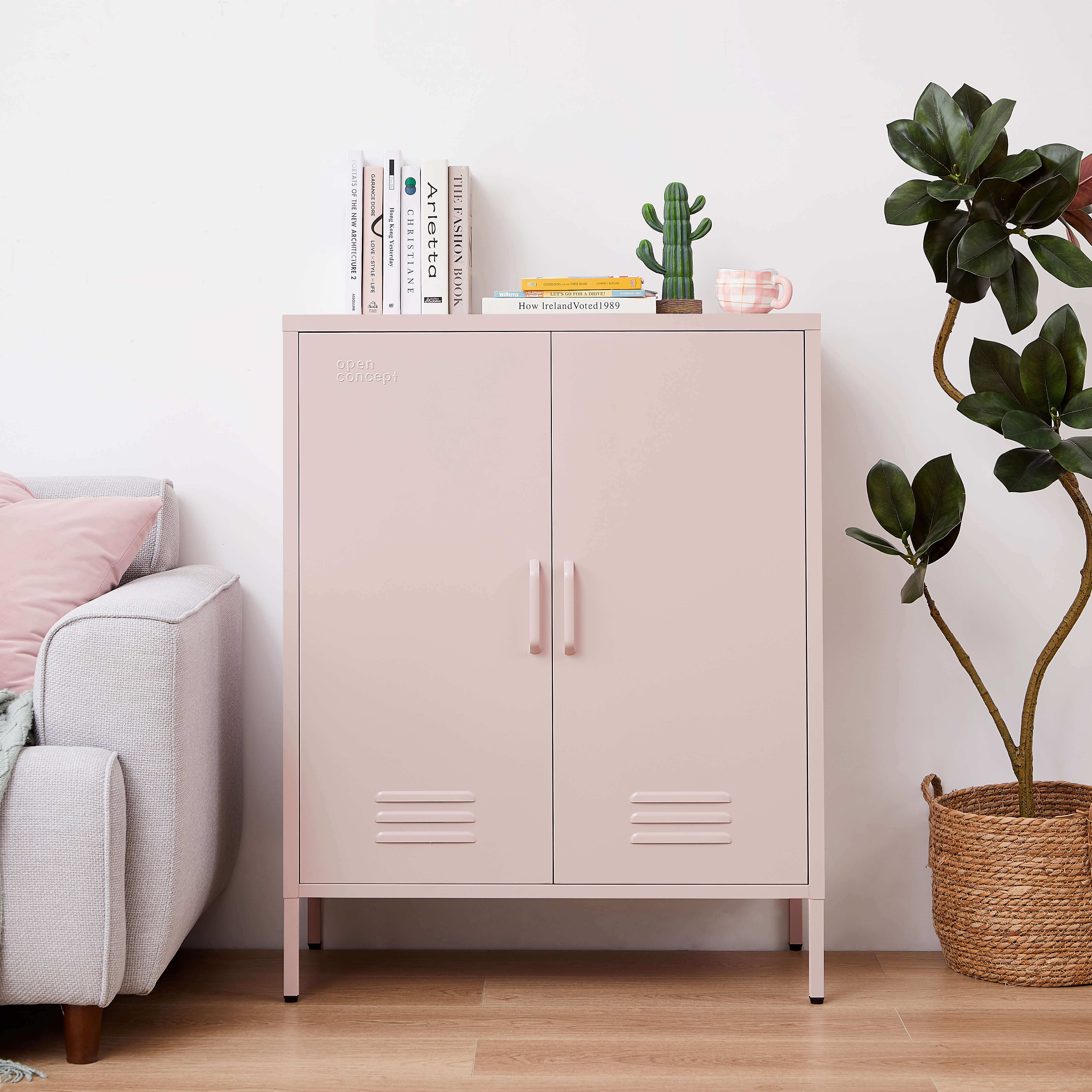 Rainbow Sideboard Storage Locker - Pink – Space General