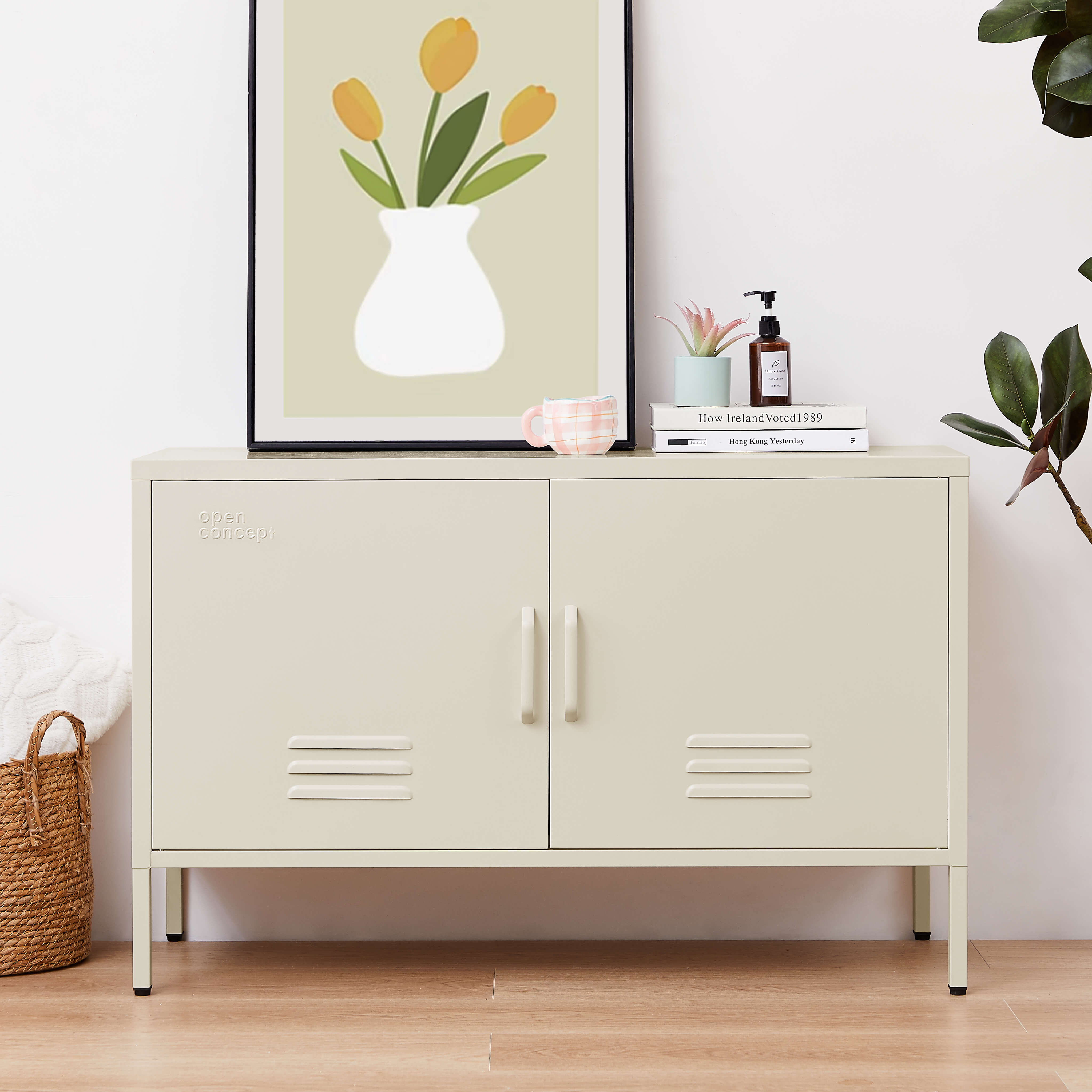 Rainbow Steel Storage Locker - Cream – Space General