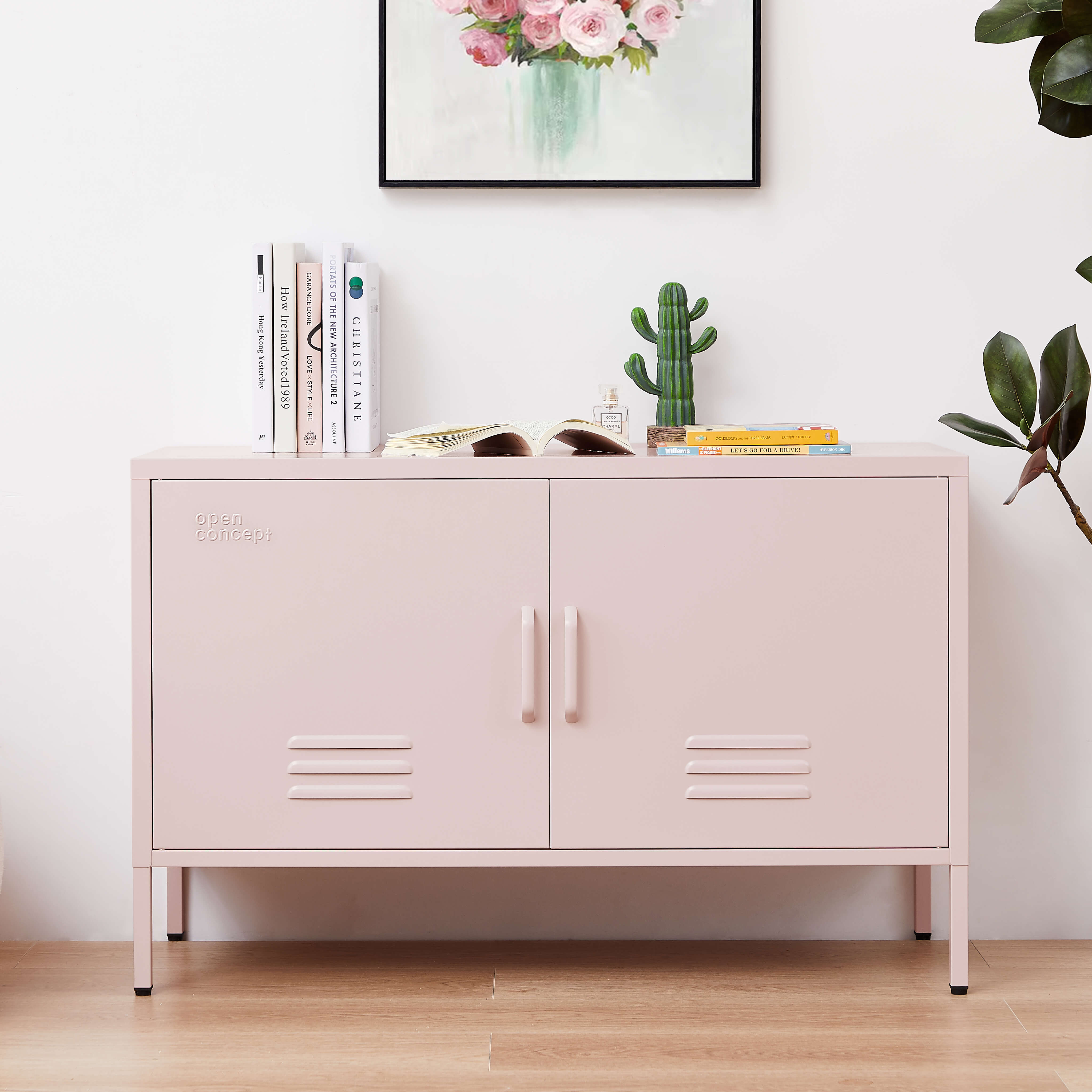 Rainbow Steel Storage Locker - Pink – Space General