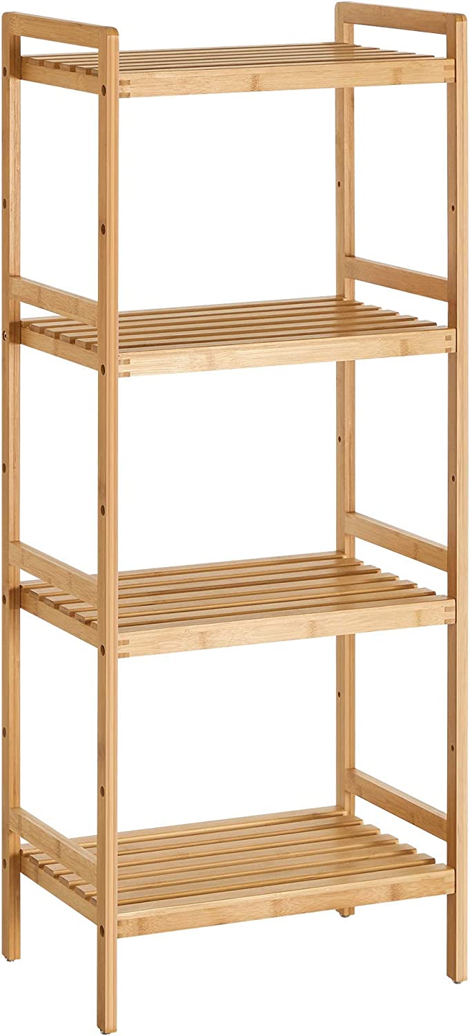 4 Tier Bamboo Storage Shelf – Space General