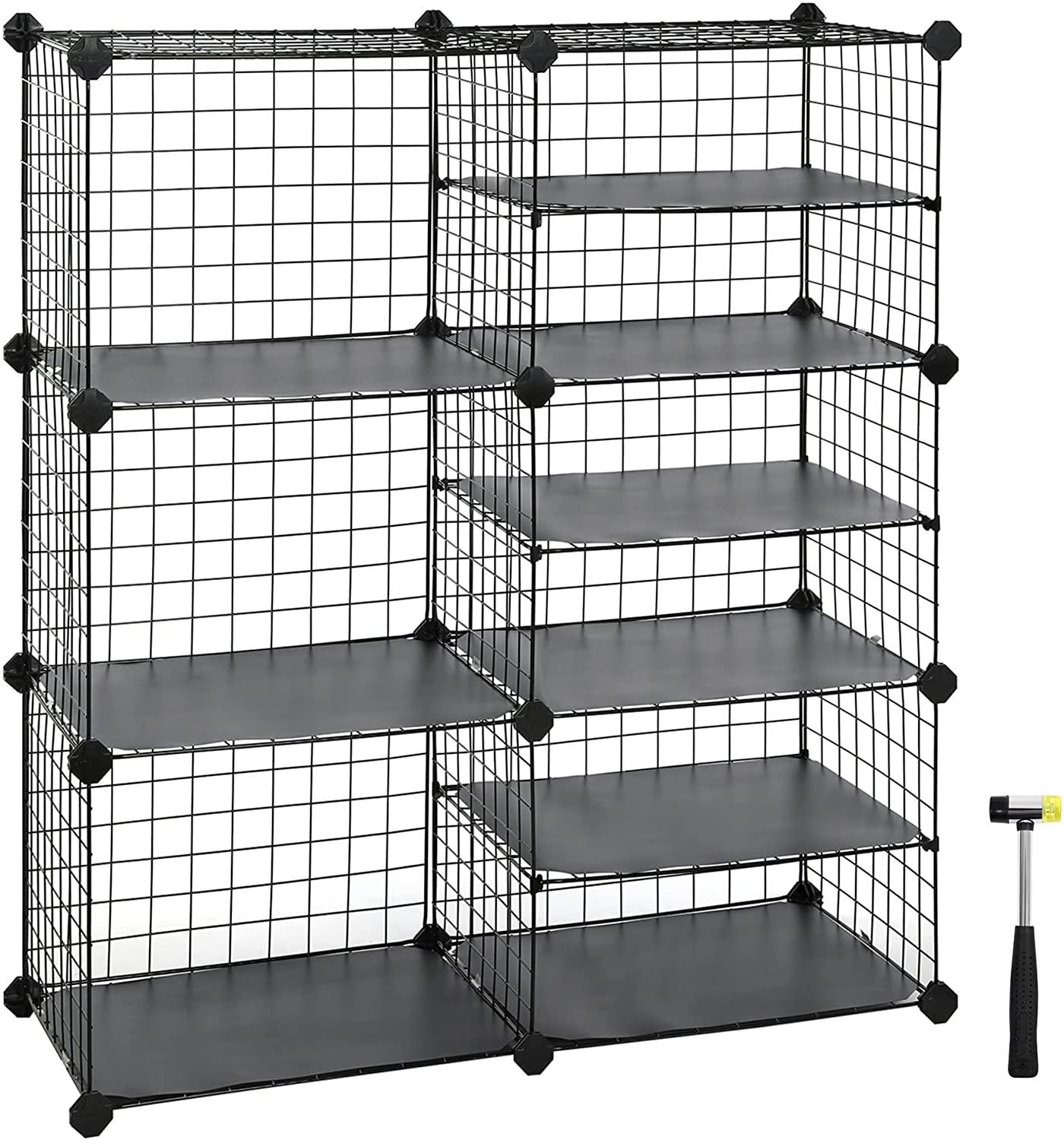 Metal Wire Storage Organizer with Divider Design – Space General