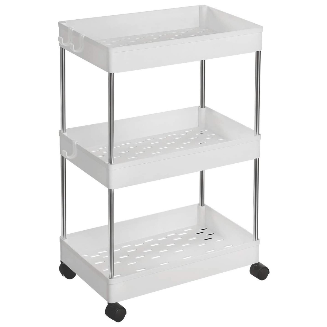 3-Tier Rolling Kitchen Storage Trolley – Space General